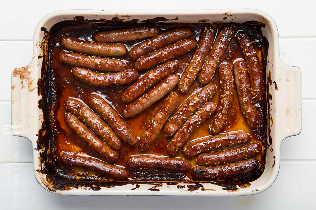 Honey Glazed Chipolatas – Necta & Hive